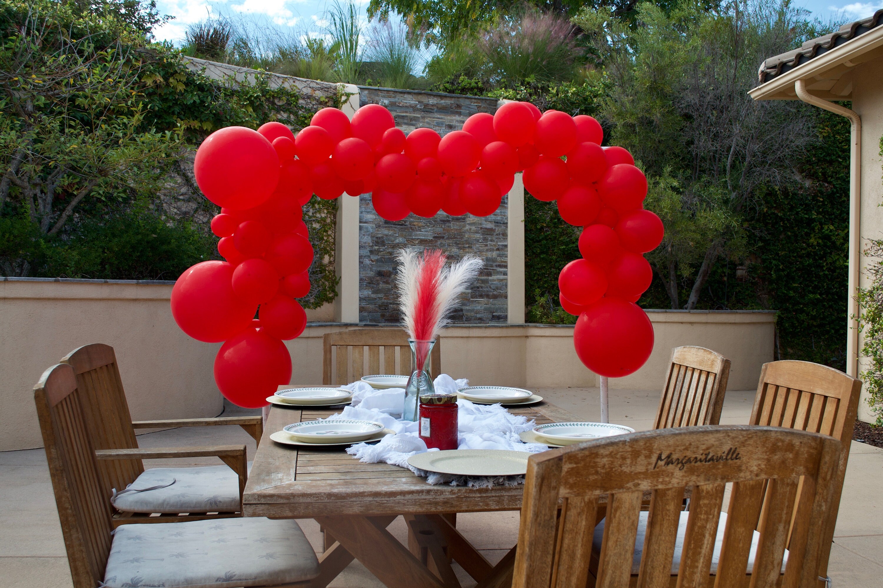 Red Balloon Garland Solid Red Balloon Garland Kit Full Red - Etsy