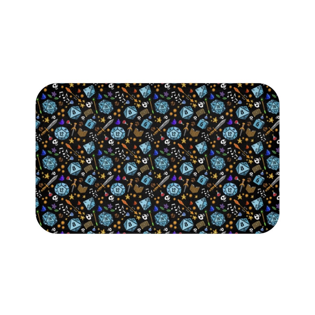 Dungeons and Dragons, Anti Slip Bath Mat, Bathroom Rug, Novelty Gift ...