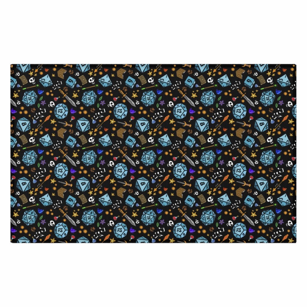 Black DND Dornier Rug - Etsy