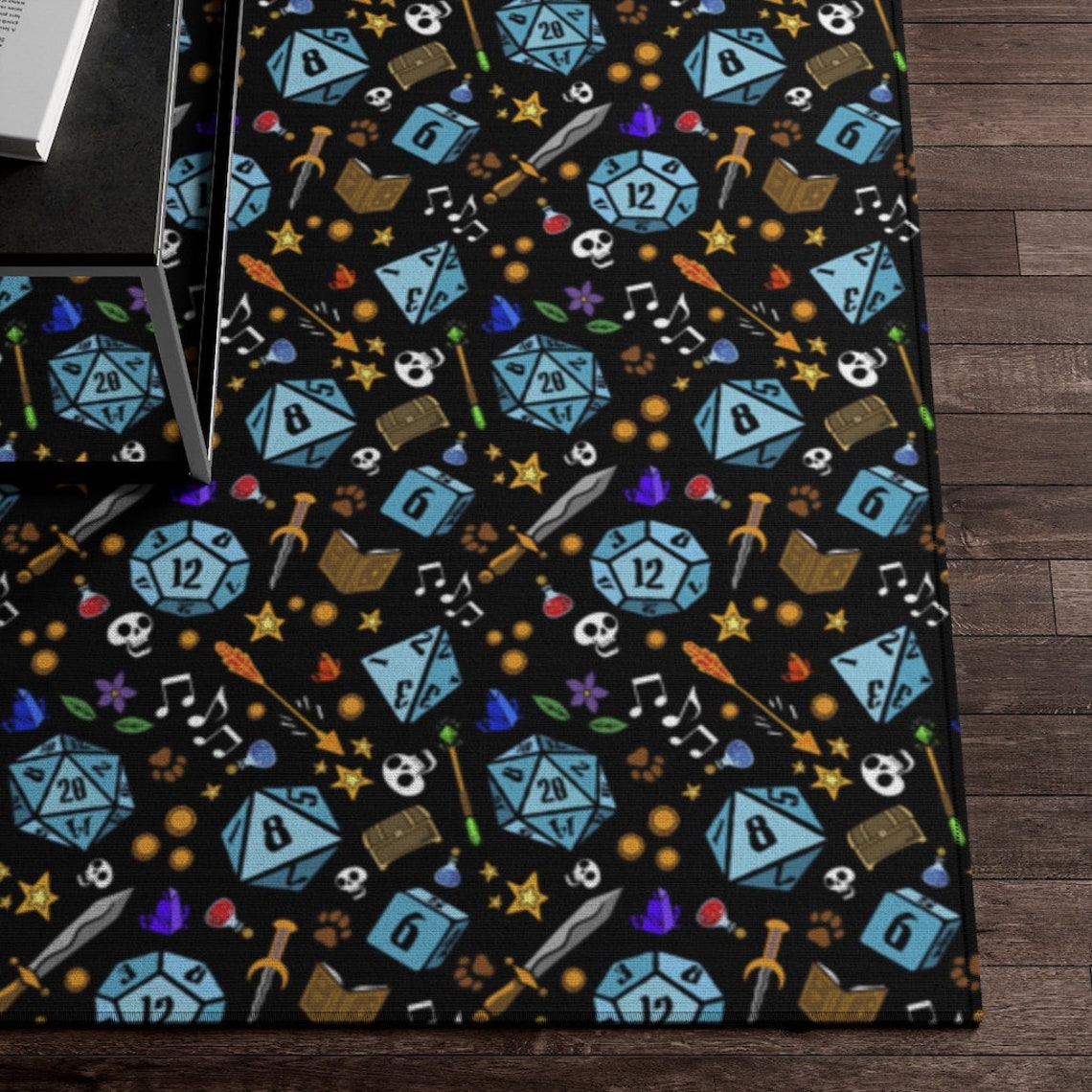 Black DND Dornier Rug - Etsy