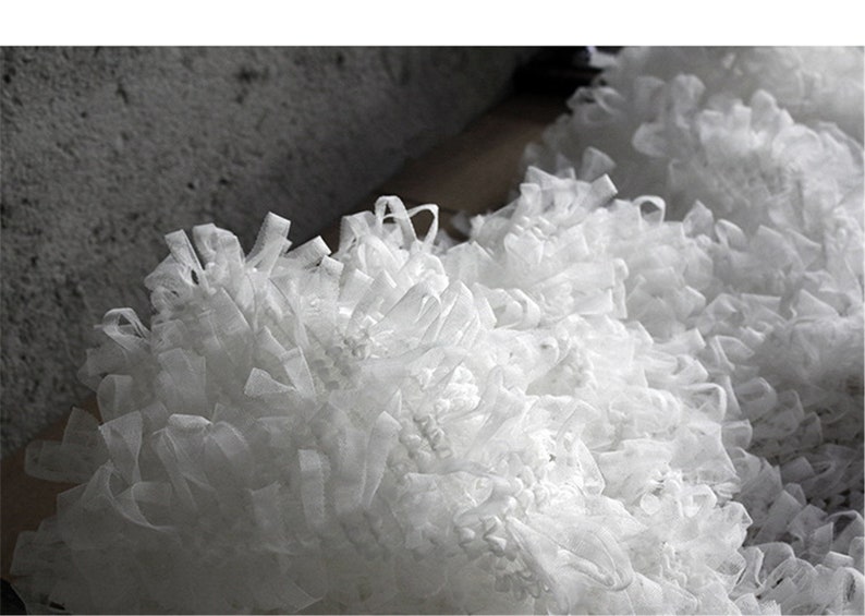 Special Design Creative 3D Texture Woven Tulle Fabic Designer | Etsy