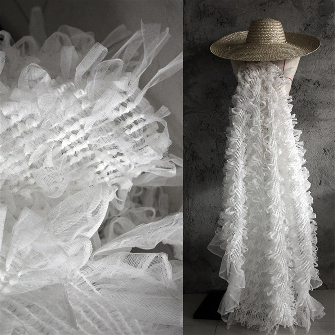 Special Design Creative 3D Texture Woven Tulle Fabic Designer - Etsy