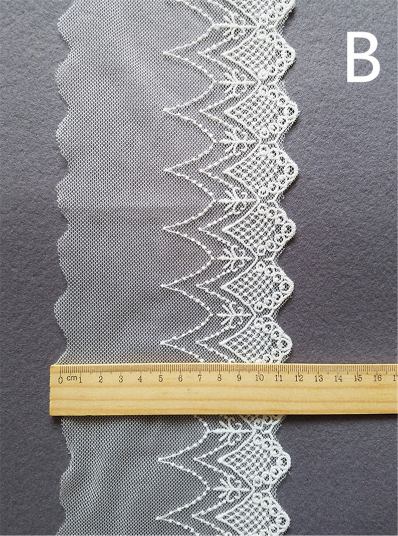 Wide Lace Ribbon White Lace Trims Wedding Bridal Lace Trims - Etsy