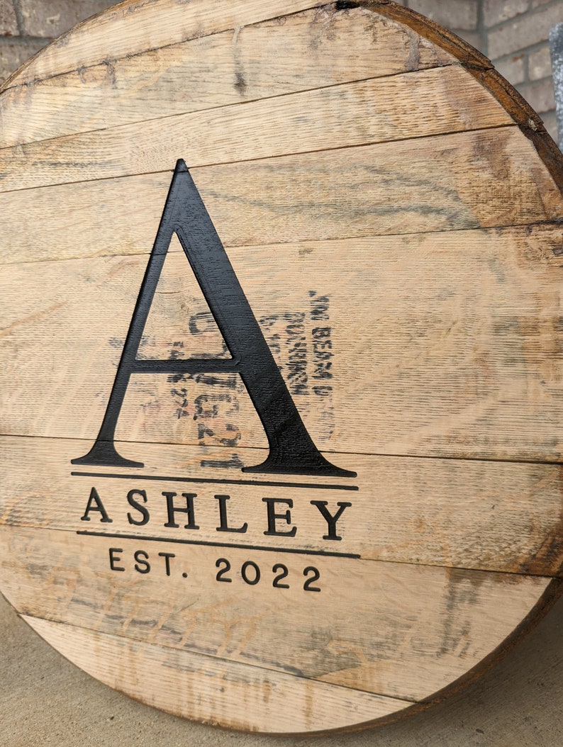 Whiskey Barrel Guest Book Bourbon Barrel Lid Bourbon Barrel - Etsy