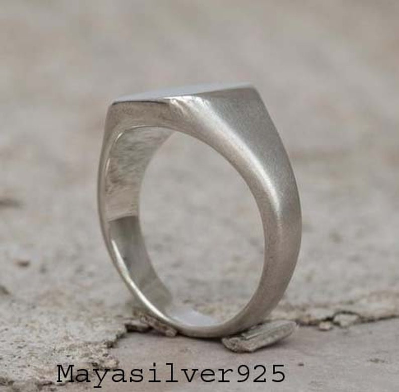 Classic Signet Ring Mens Signet Rings Vintage Ring - Etsy