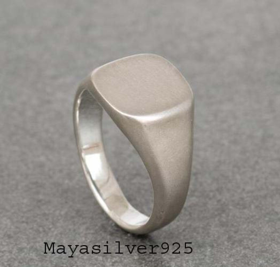 Classic Signet Ring Mens Signet Rings Vintage Ring - Etsy