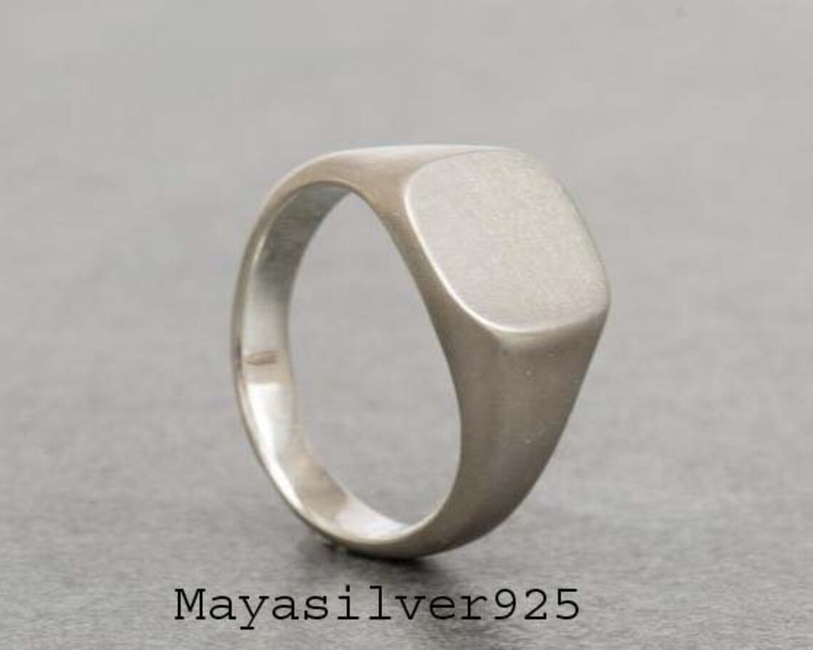 Classic Signet Ring Mens Signet Rings Vintage Ring - Etsy