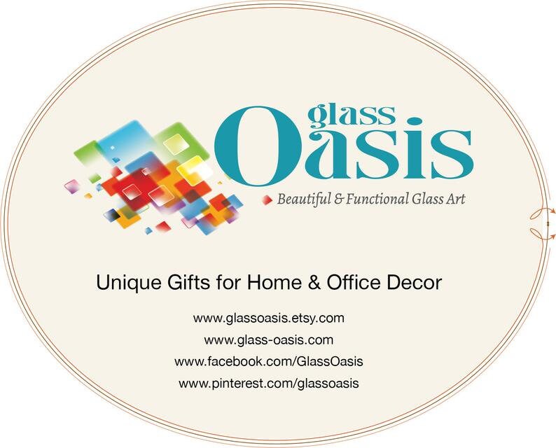 Green Glass Table Sconce W/black Stand Mantel Piece Art - Etsy