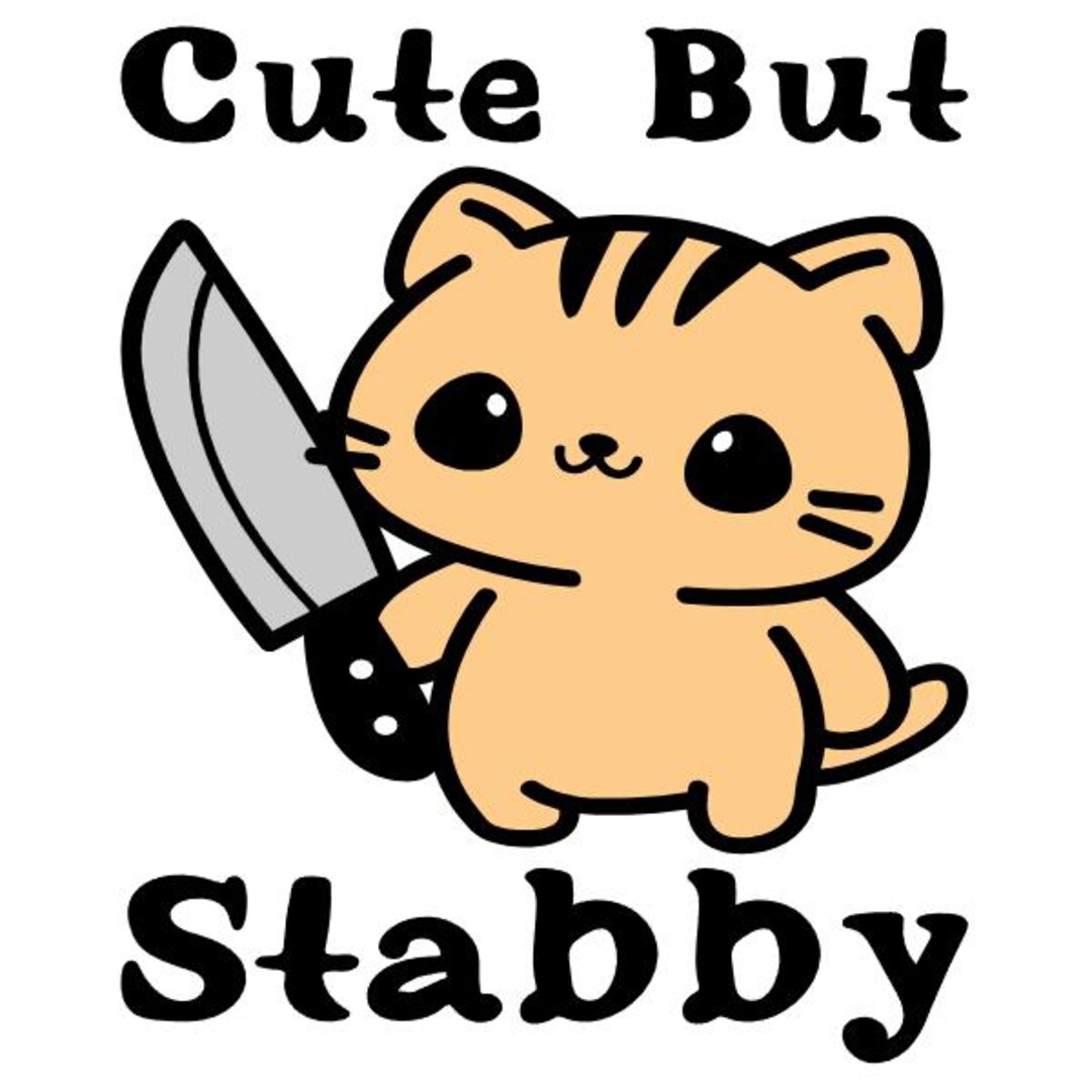 But Stabby Cat PNG, Funny Digital Art (instant Download) - Etsy