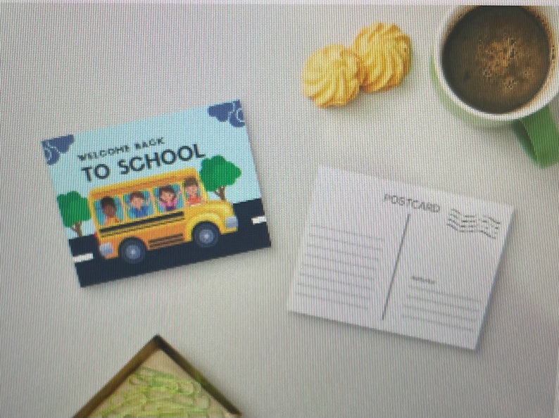 Welcome Back to School Postcard - Etsy