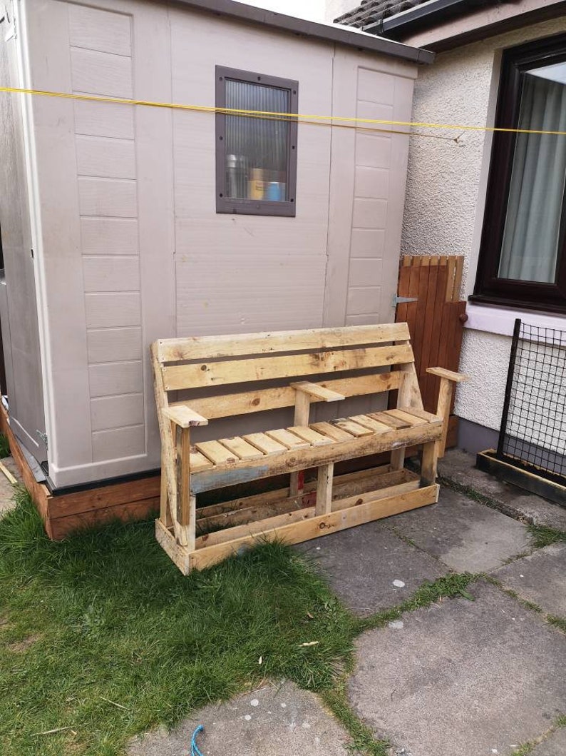 Pallet Bench - Etsy