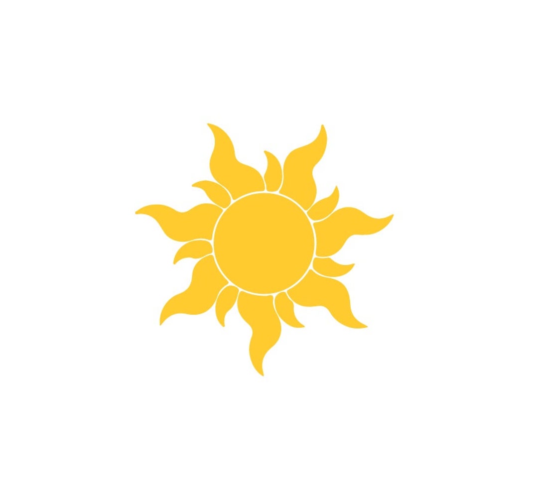 Sun Sunshine Tangled Tangle Vinyl Decal Stickers - Etsy