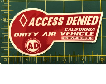 Clean Air Decal - Etsy