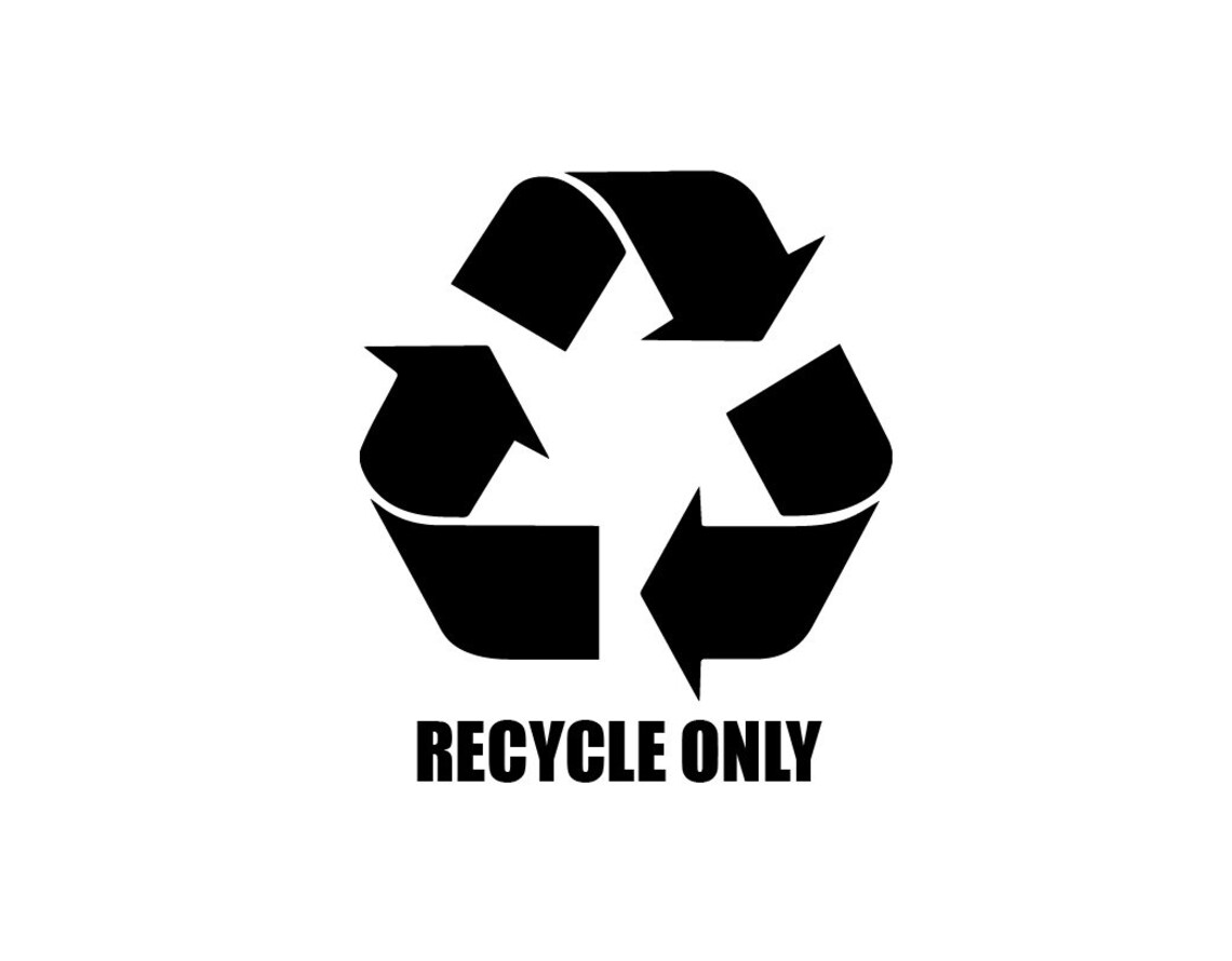 Recycle Recycling Vinyl Decal Stickers - Etsy