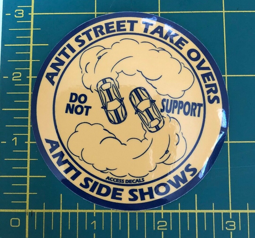 Anti Street Racer Take Over JDM Car Racing Vinyl Decal Stickers - Etsy