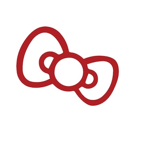 HK Kitty Cat Girl Bow Ribbon Vinyl Decal Stickers - Etsy