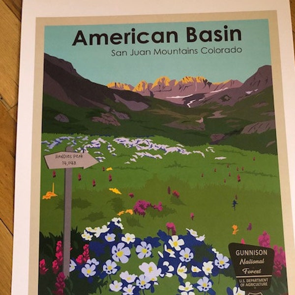Colorado a Basin Poster - Etsy