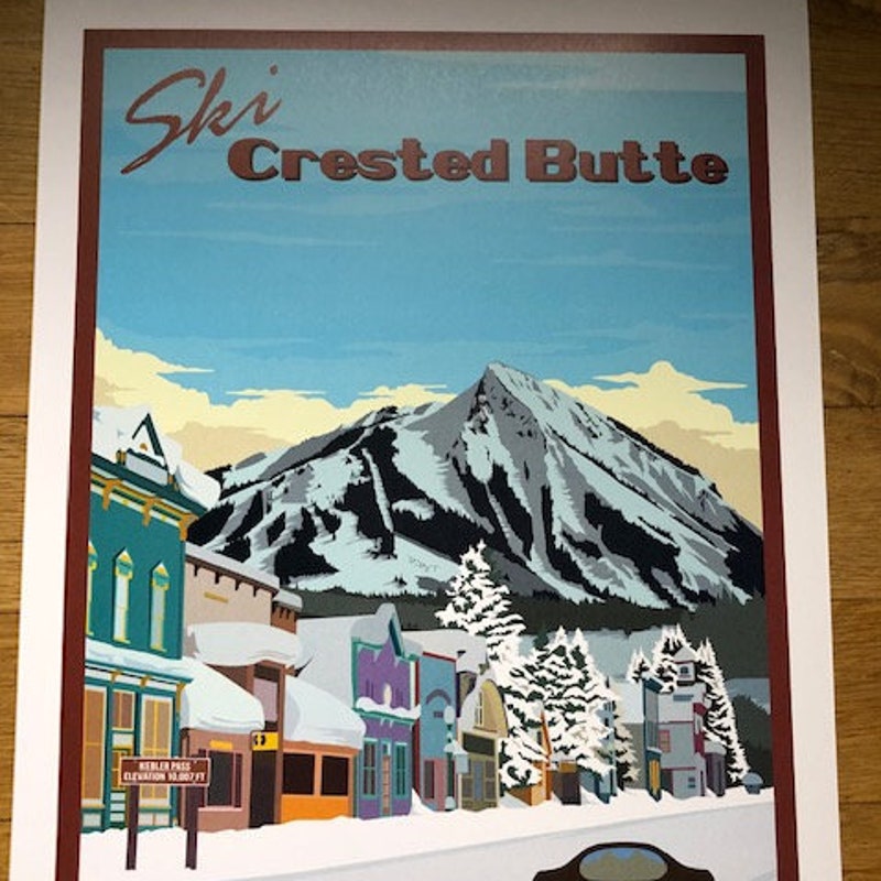 Crested Butte Art - Etsy