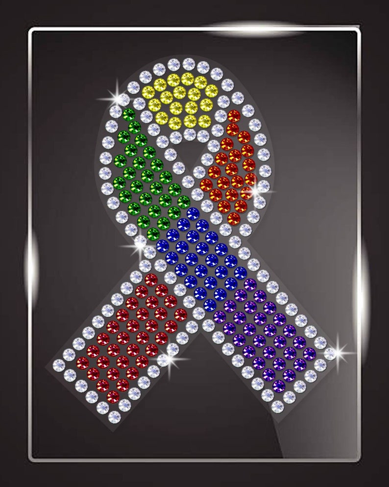 Rhinestone Awareness Ribbon Car Decals, Support Your Cause, Breast ...