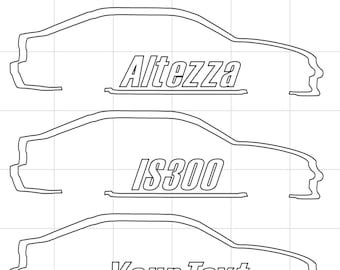 Toyota Altezza Svg - Etsy