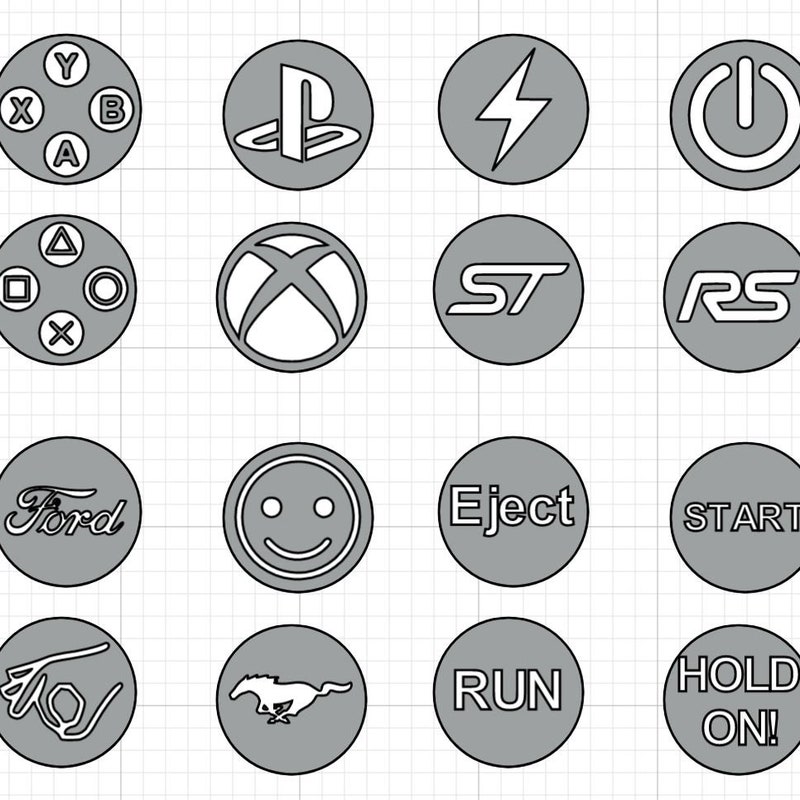 Push Start Car Button Decal - Etsy