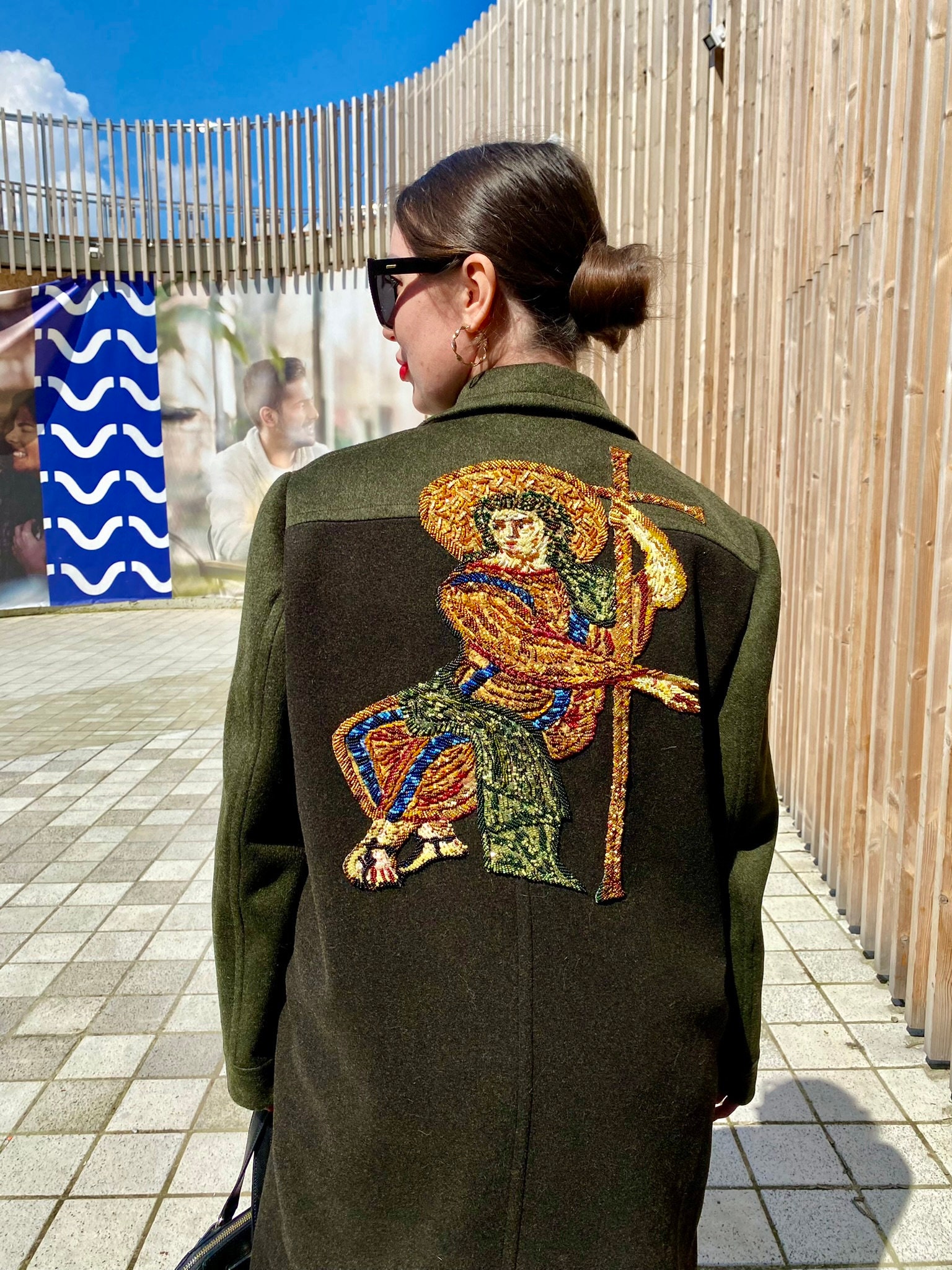 Christianity Cottagecore Handmade Plus Size Long Retro Wool Designer ...