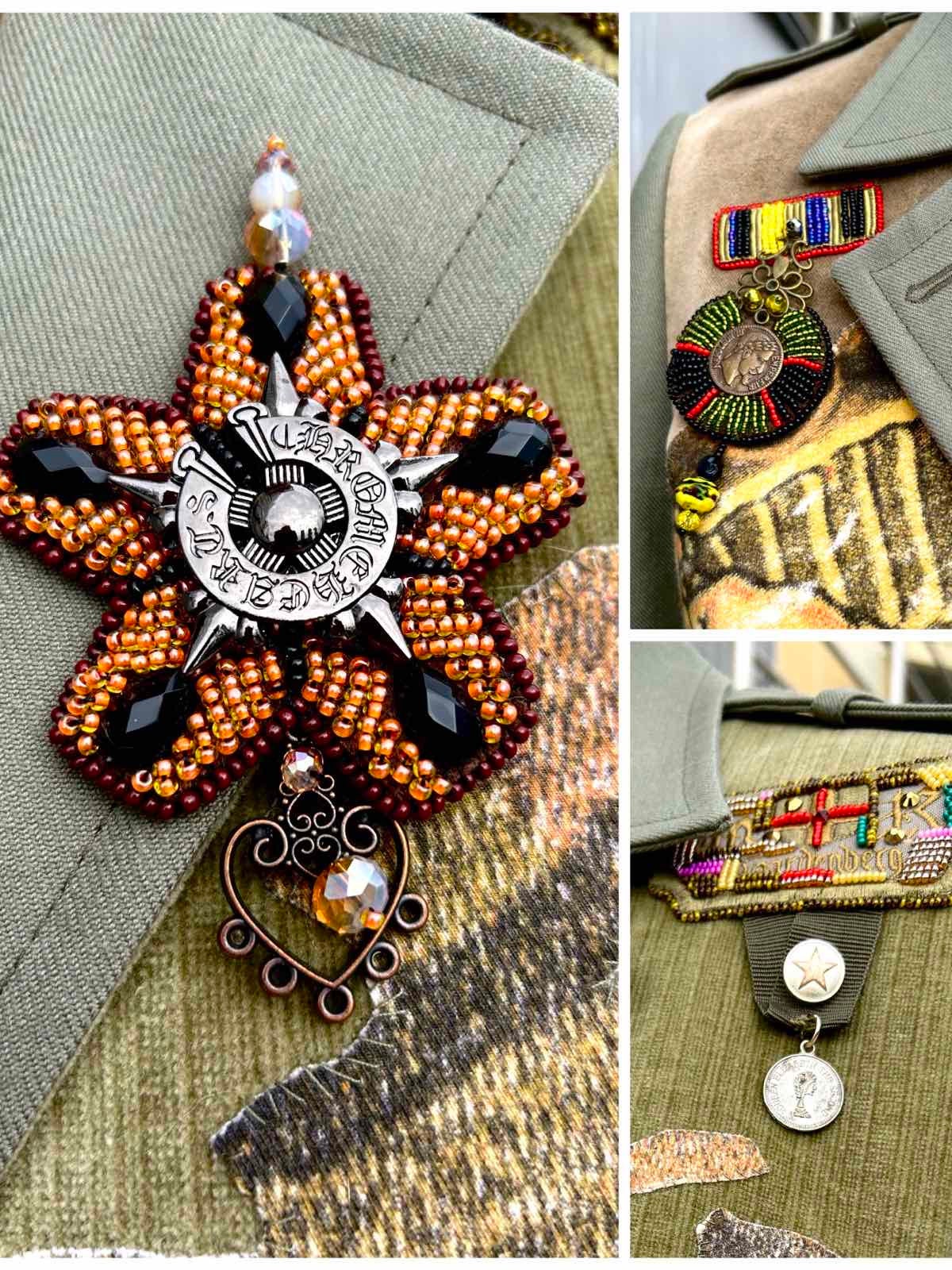 Military Swing Coat Ukrainian Coat Handmade Long Casual - Etsy