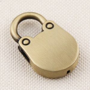 Vintage Style Look Padlock,small Gold Key Lock,luggage Lock,small ...