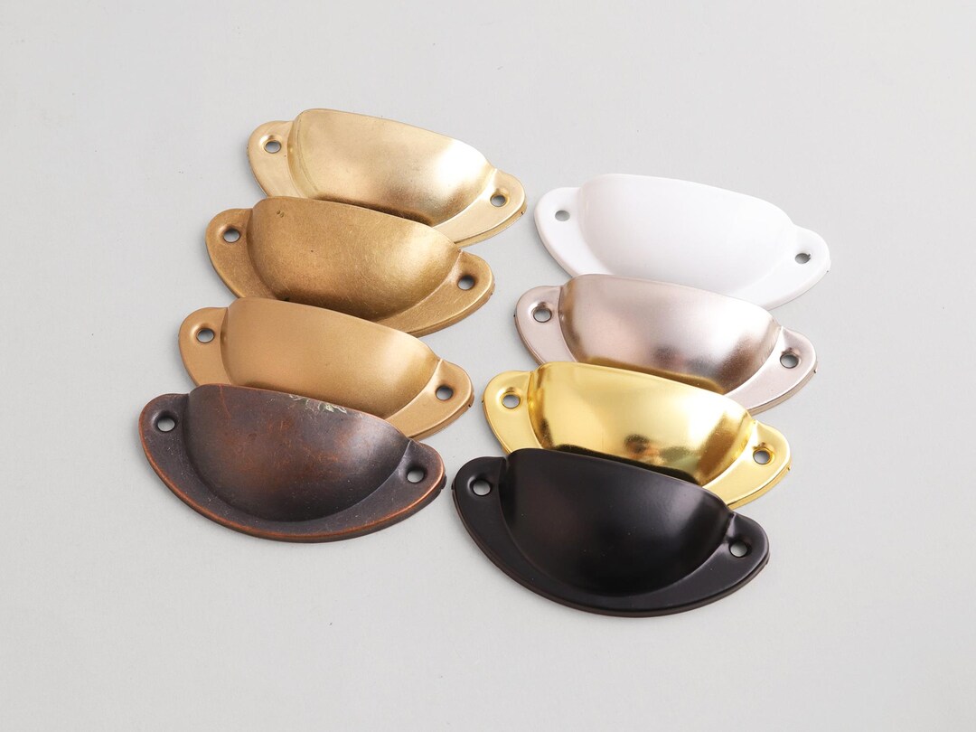 Multi-color Drawer Pull : Shell Cup Pull Furniture Hardware Accessories ...
