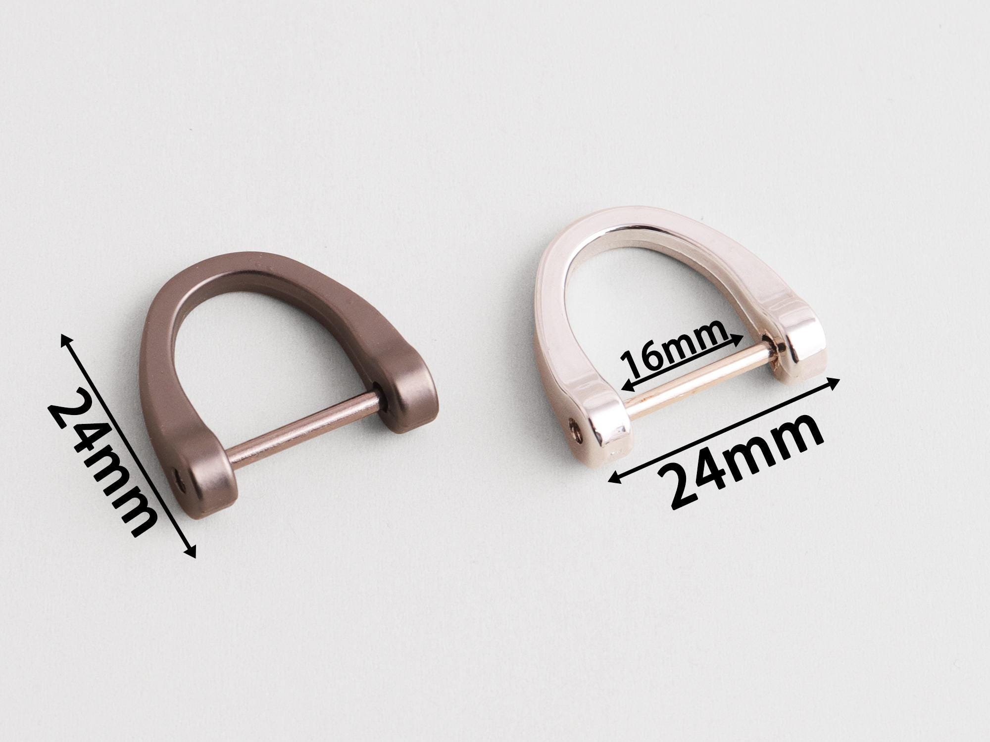 16mm Inner D Ring : Removable D-ring,bag Connector D Shape Rings ...