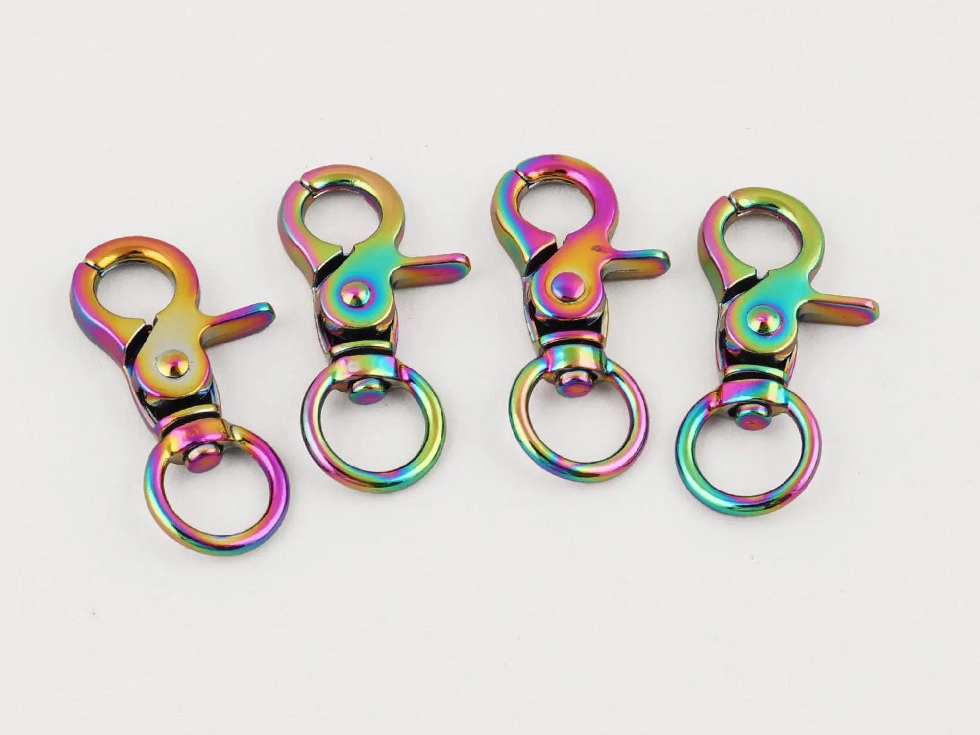 13mm Inner Swivel Clasp : Rainbow Swivel Lobster Clasps,purse Clip ...