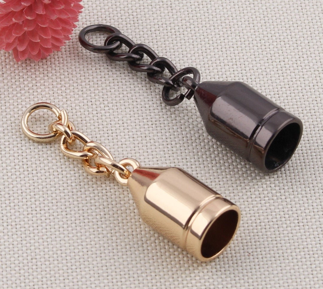 10mm Metal Tassel Cap,gold Tassel Cap,rope Head Cap,end Cap for Leather ...