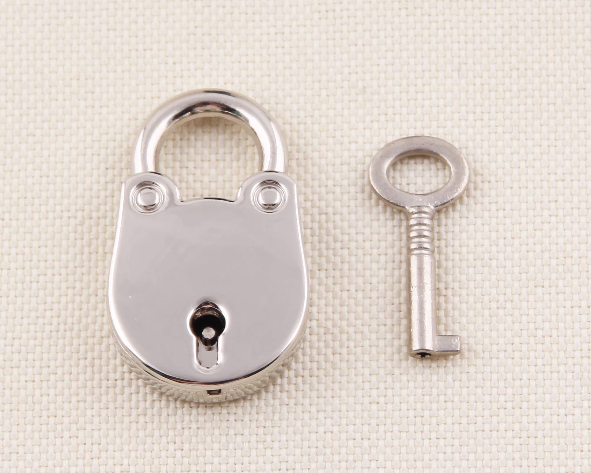 Vintage Style Look Padlocksmall Gold Key Lockluggage | Etsy