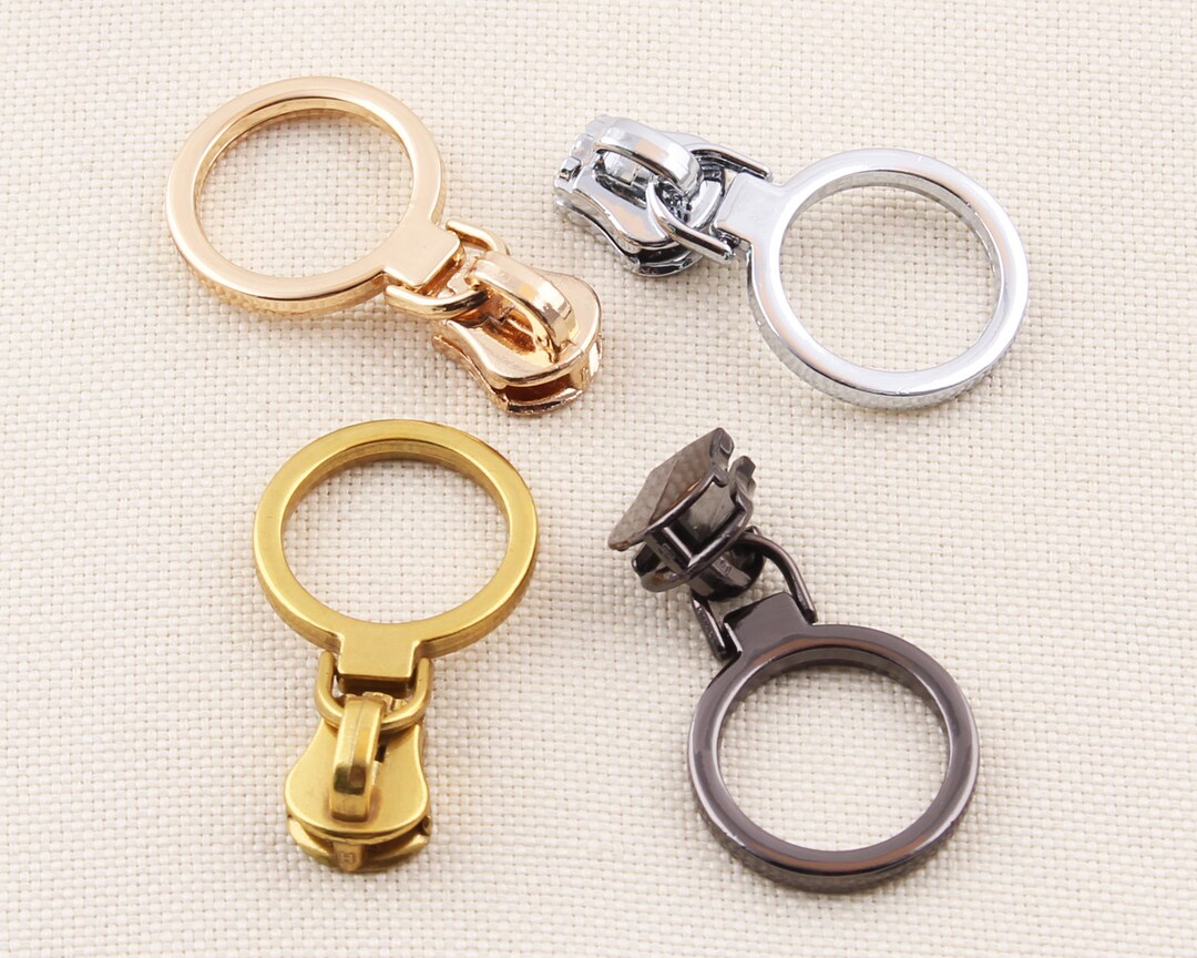 5 Zipper End Head,zipper Tail Clasp,silver Zipper End,end Caps,zipper ...