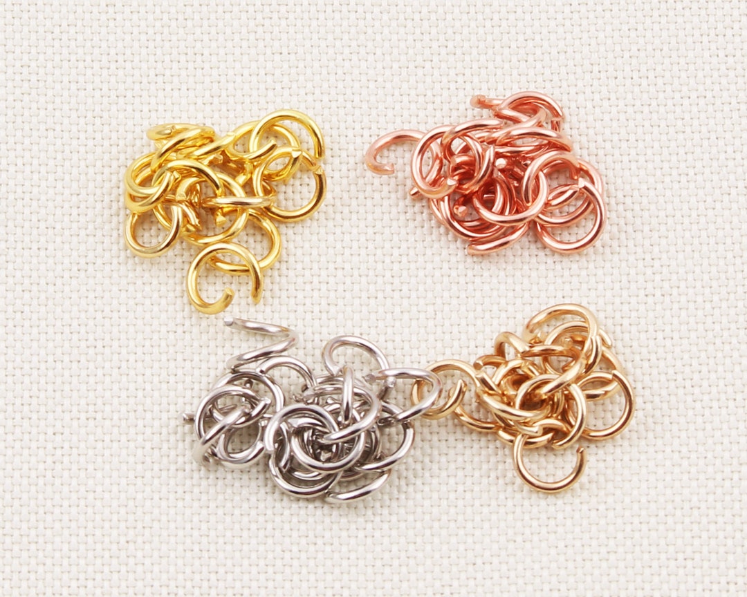 100PCSOD 8mm 10mmconnector Charm,key Chain Link,key Chain Joint,key ...