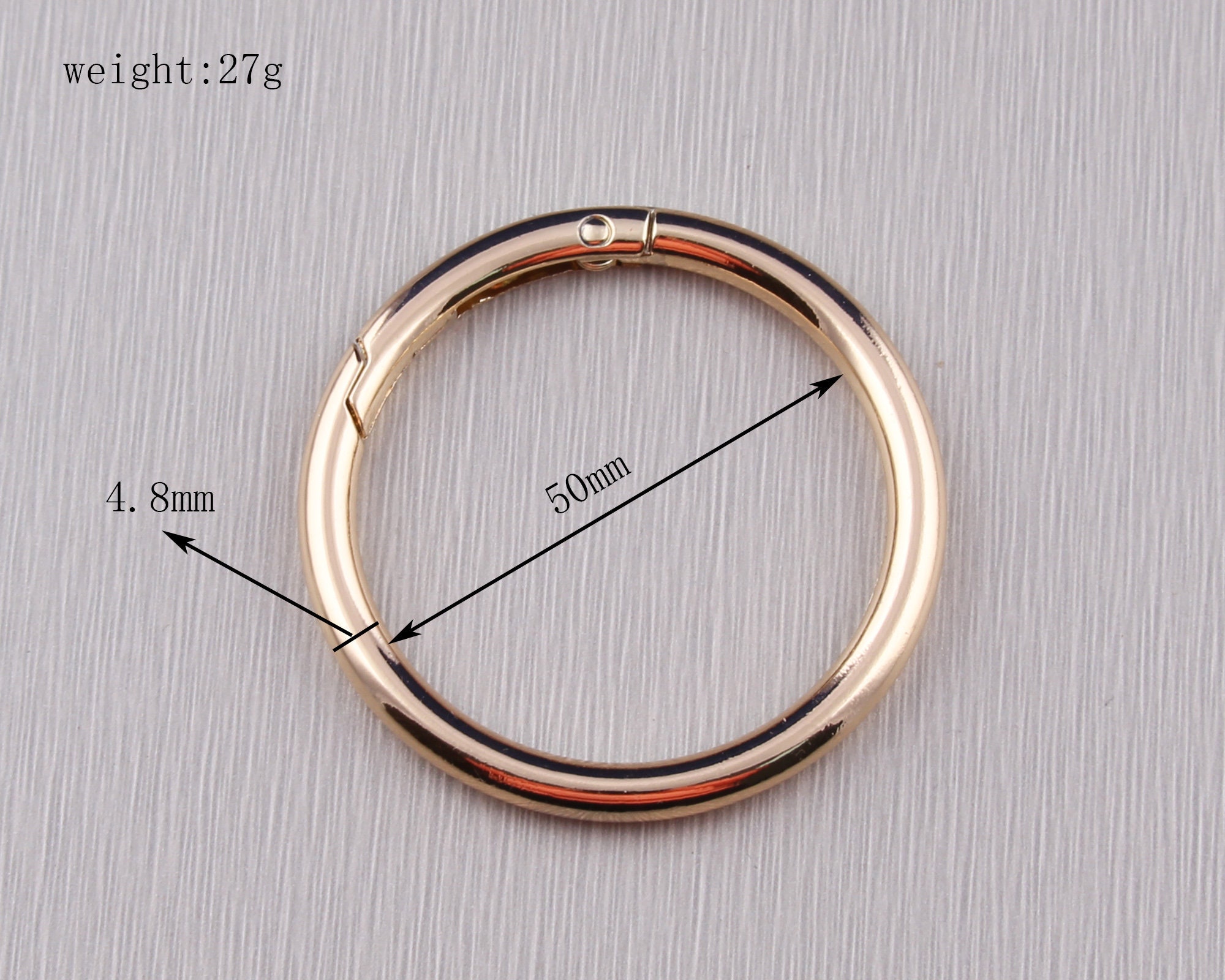 50mm Spring Gate Ringspring Ringgate Ringsnap Hookopening - Etsy
