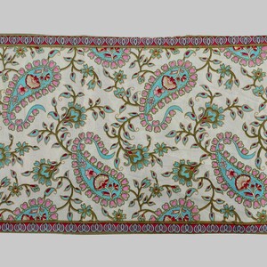 Paisley Hand Block Print Cotton Duvet Cover With Pillow Covers - Etsy