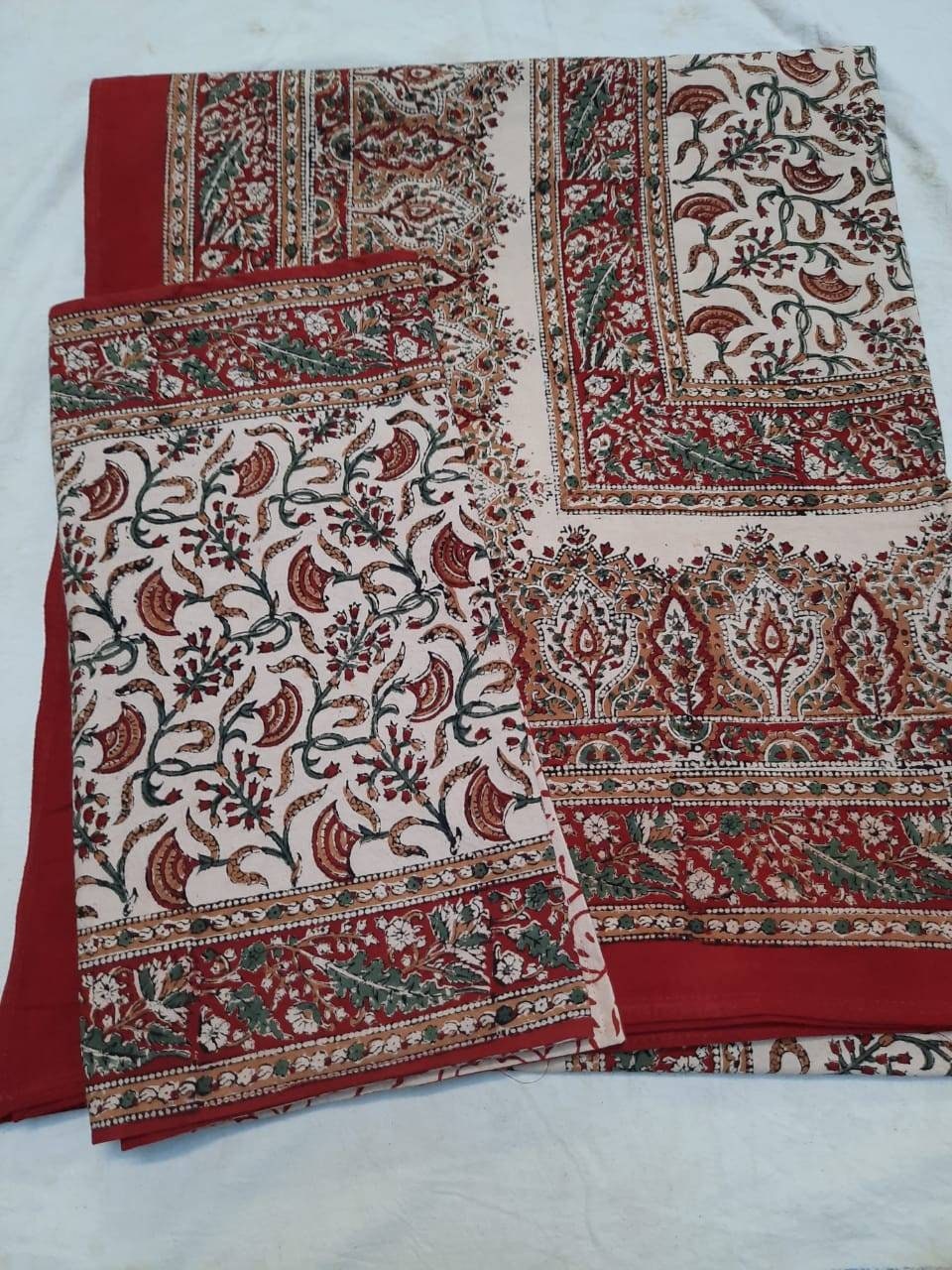 Indian Handmade Block Print Cotton Duvet Cover | Etsy