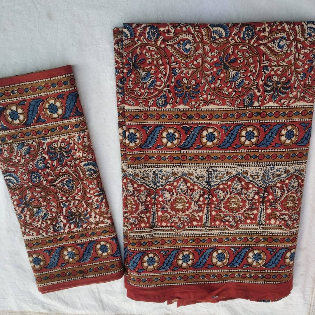 Hand Block-printed Bed Sheet With Fitting Pillow Covers - Etsy