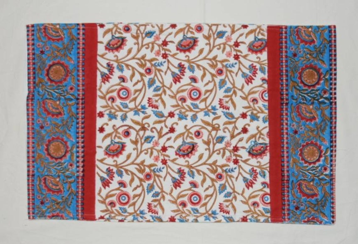 Indian Handmade Block Print Cotton Duvet Cover | Etsy