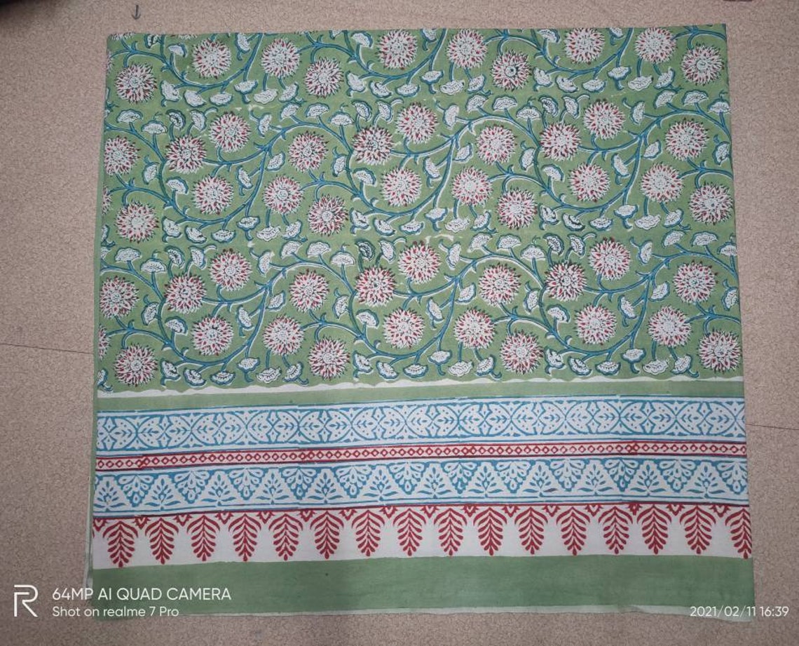 Hand Block-printed Bed Sheet With Fitting Pillow Covers - Etsy