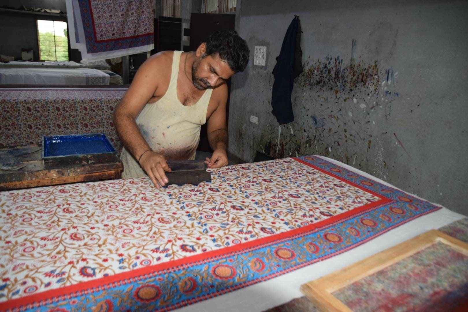 Indian Handmade Block Print Cotton Duvet Cover - Etsy