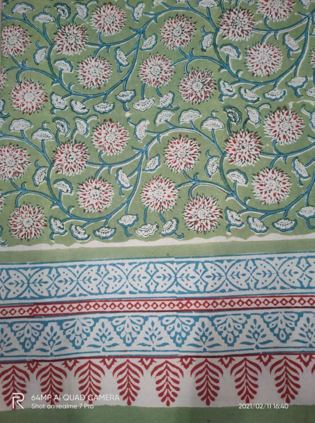 Hand Block-printed Bed Sheet With Fitting Pillow Covers - Etsy
