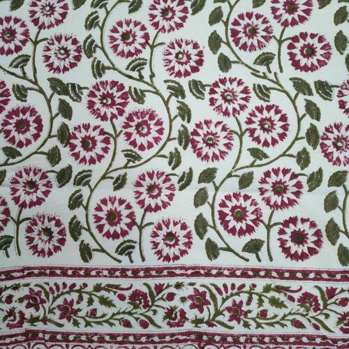 Indian Handmade Block Print Cotton Duvet Cover - Etsy