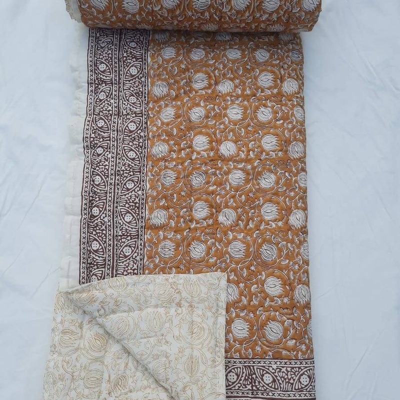 Block Print Quilt - Etsy