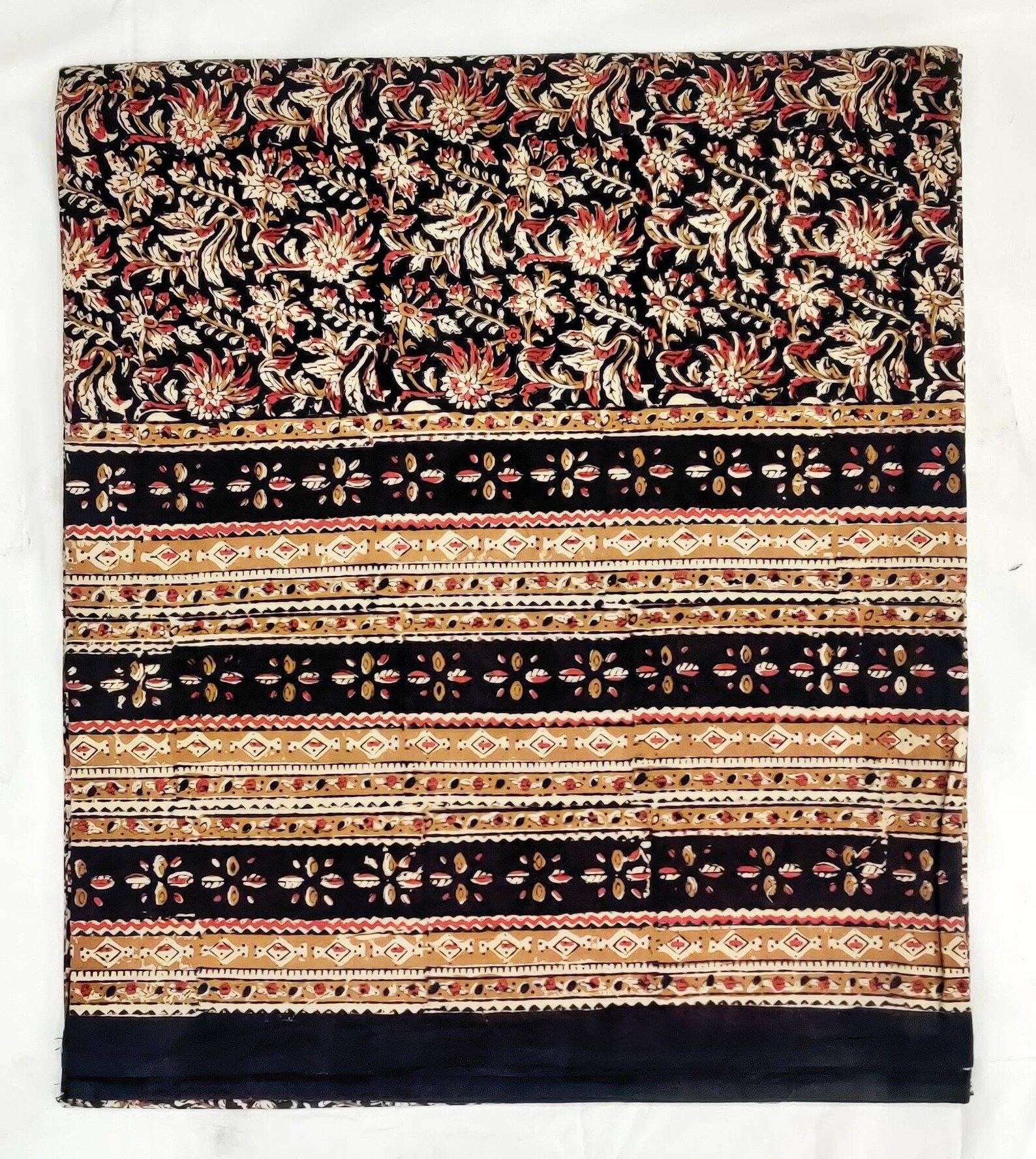 Hand Block-printed Bed Sheet With Fitting Pillow Covers - Etsy