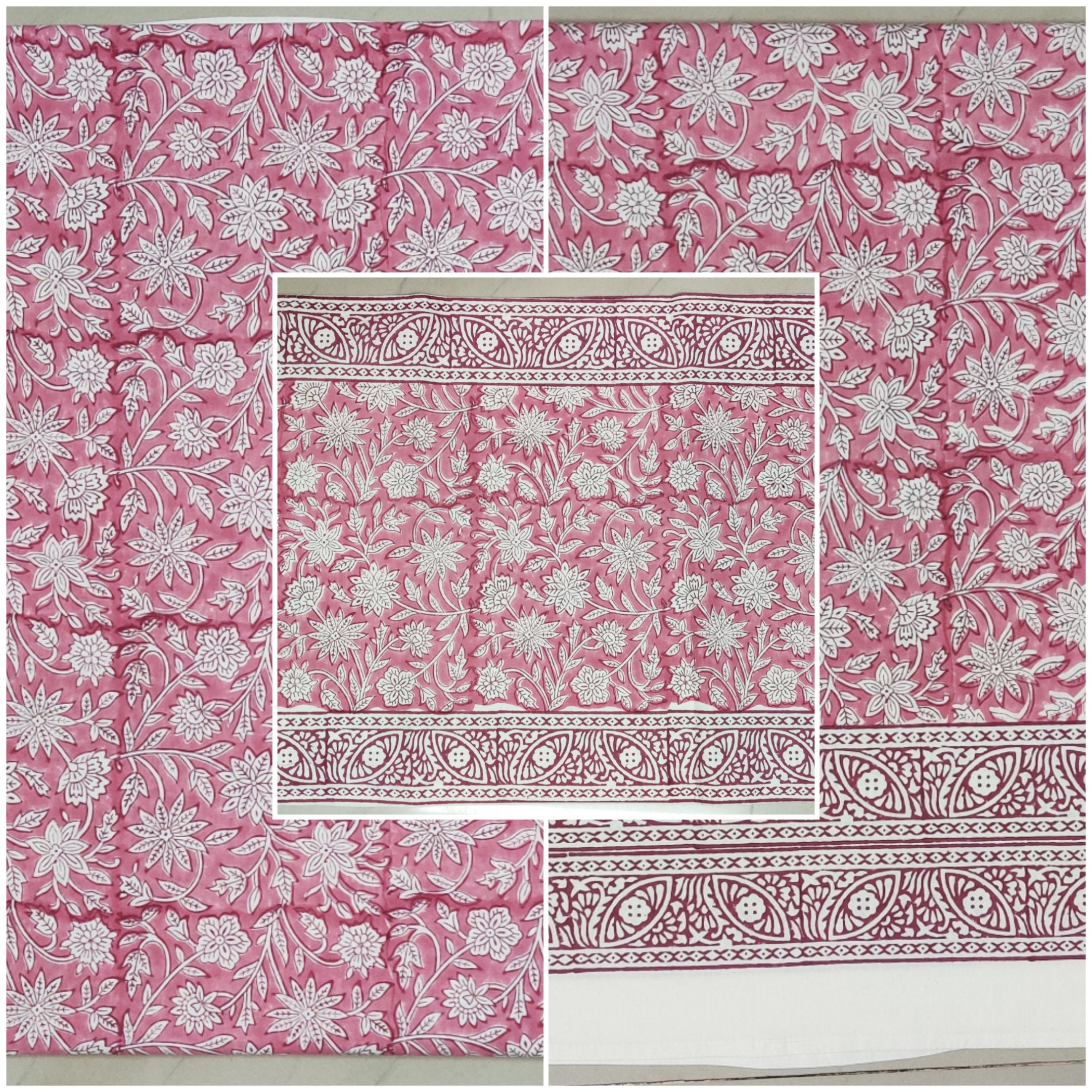 Indian Handmade Block Print Cotton Duvet Cover - Etsy
