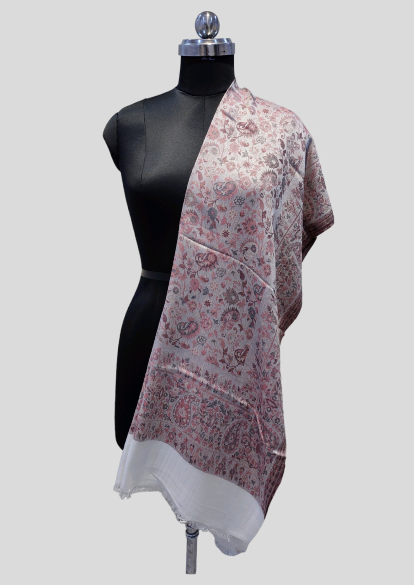 Kashmiri Jacquard Jamawar Design Pashmina Wool Shawl All - Etsy