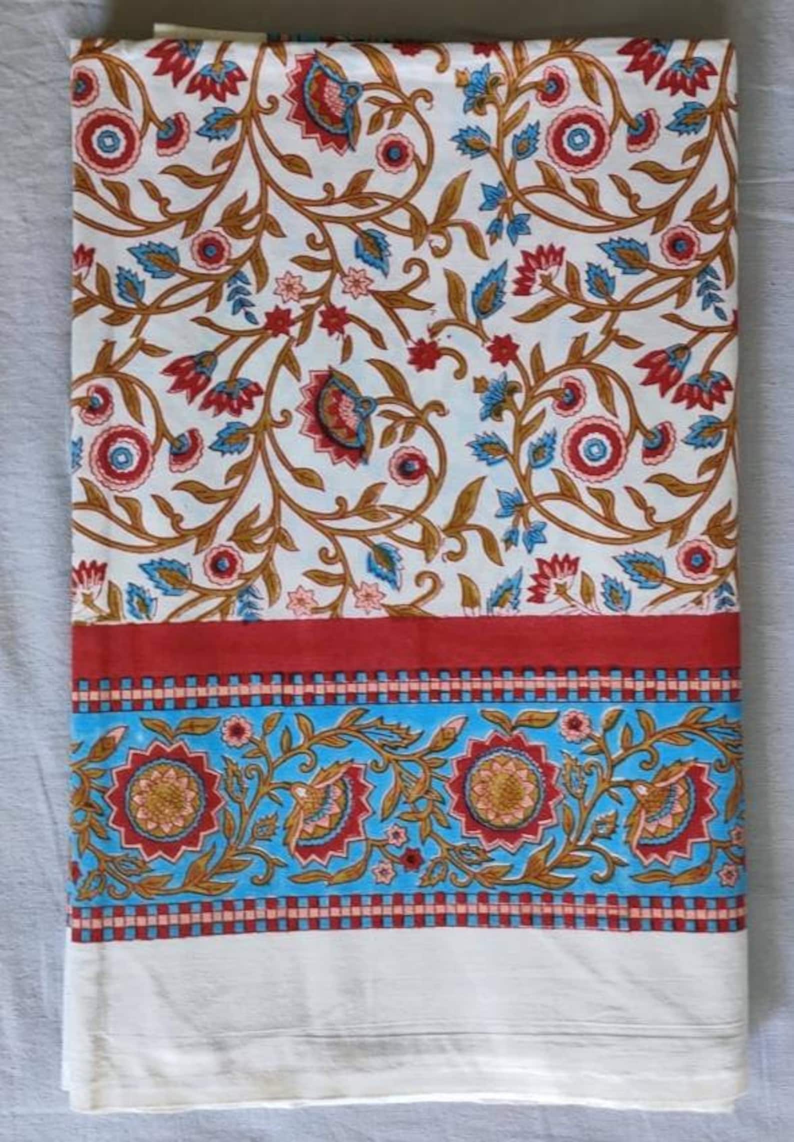 Indian Handmade Block Print Cotton Duvet Cover - Etsy