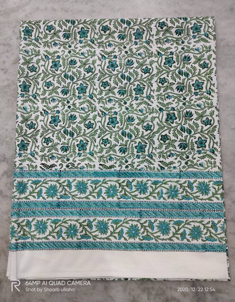Indian Handmade Block Print Cotton Duvet Cover - Etsy